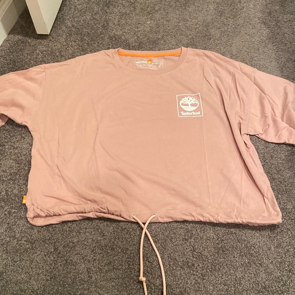 Timberland | Tops | Timberland Crop Tshirt | Poshmark